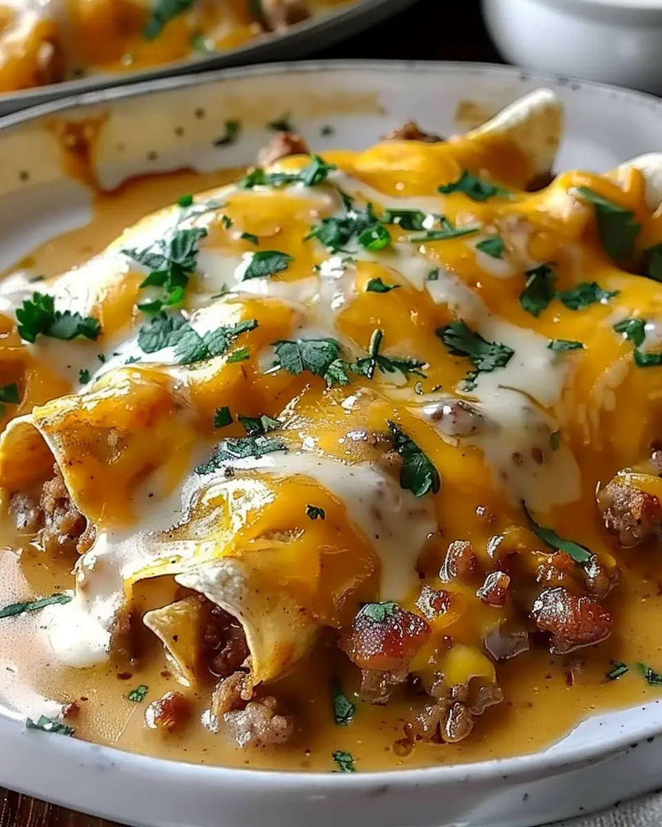 Delicious Breakfast Enchiladas