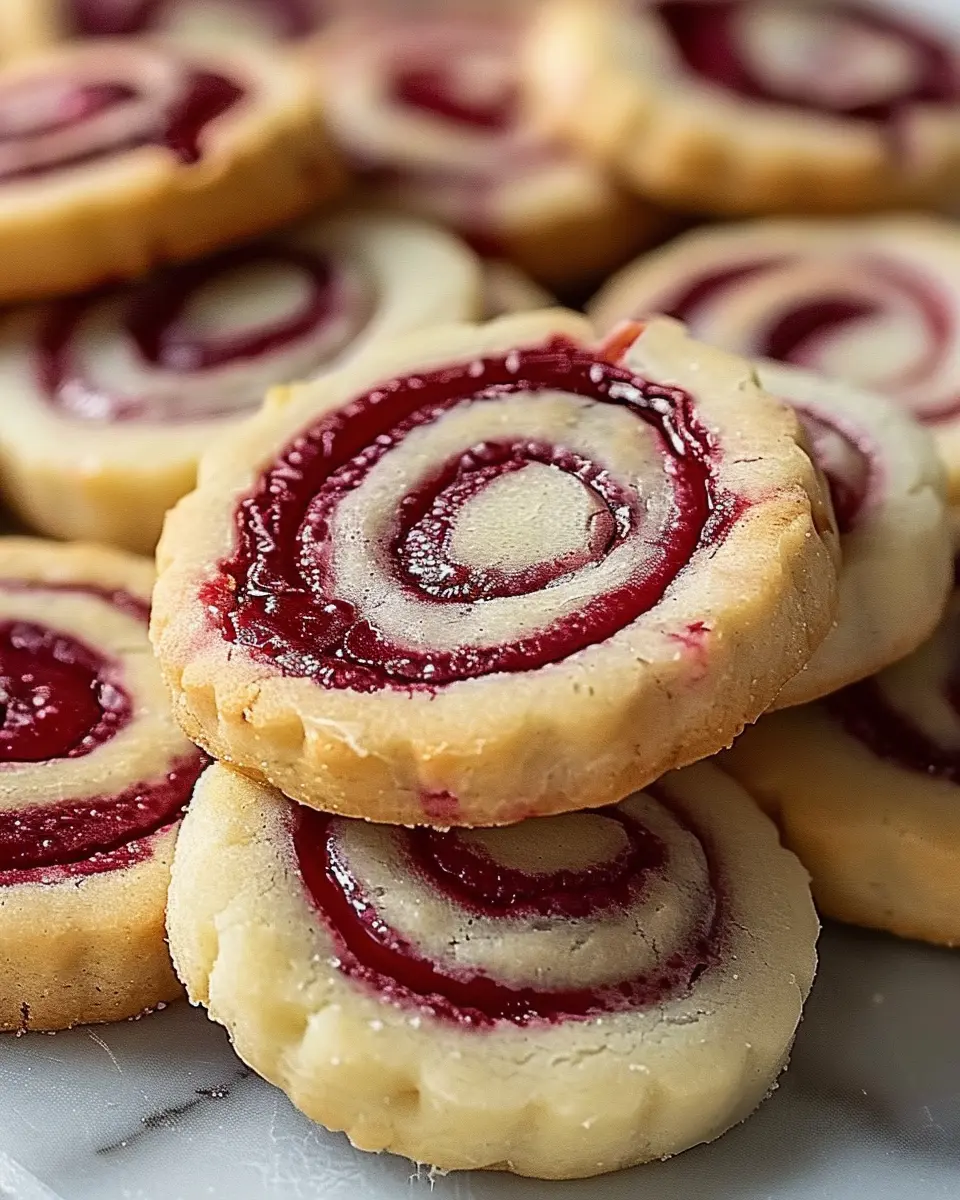 dream-worthy raspberry swirl shortbread cookies recipe