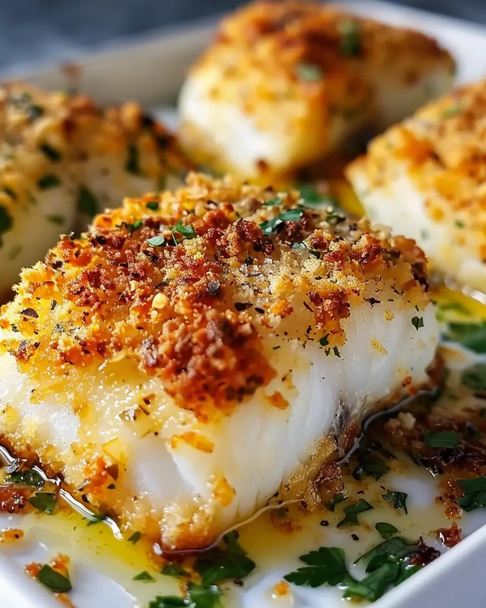 Garlic Butter Cod Fillets