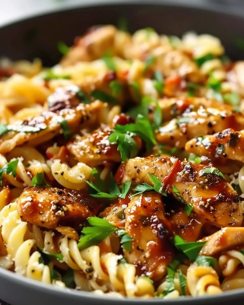 honey pepper chicken pasta recipe